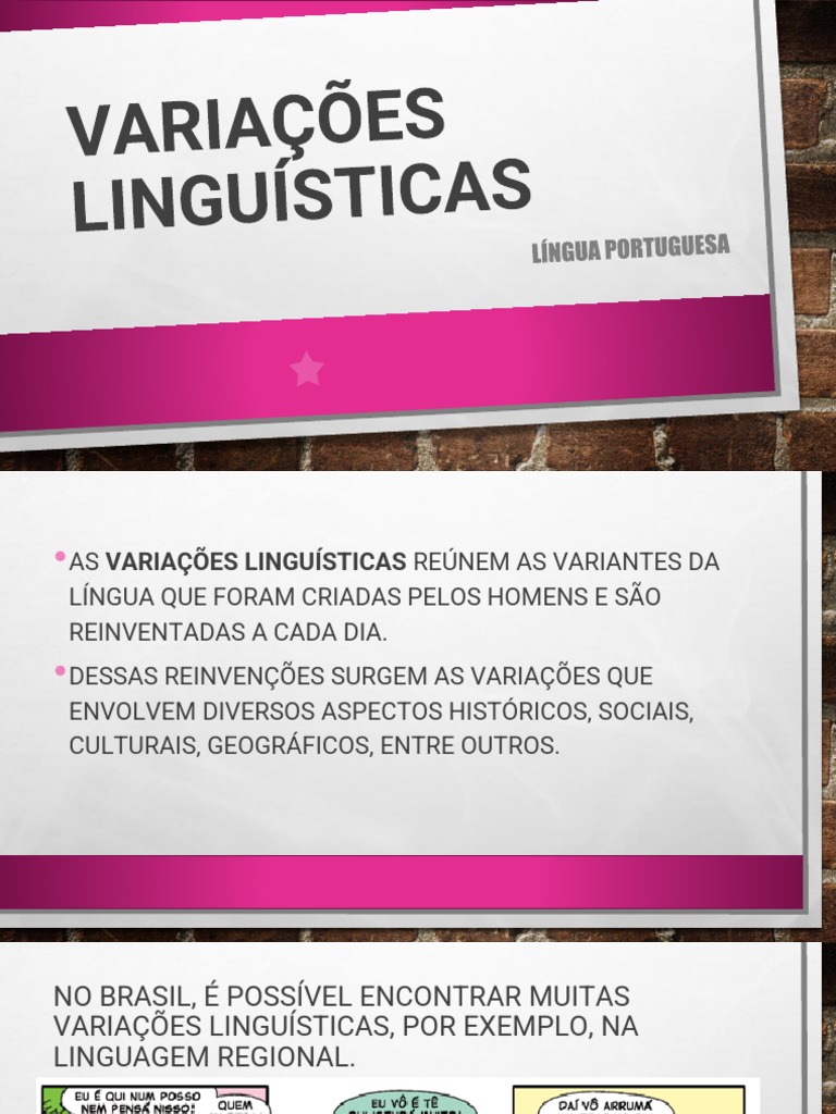 Variações Linguísticas | PDF