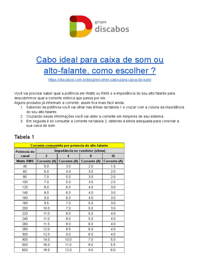 Tabela_bitola_cabos_para_alto_falantes_de_baixa_impedancia (2) | PDF