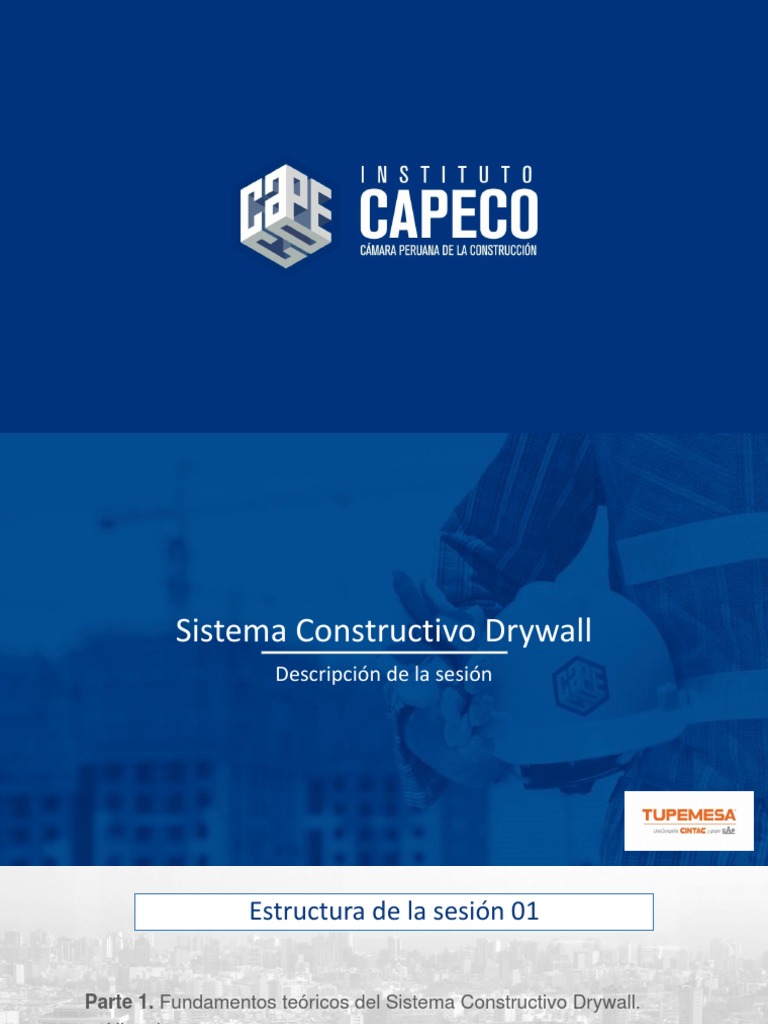 Fundamentos del Sistema Drywall | PDF | Ingeniería de Edificación | Ingeniero civil