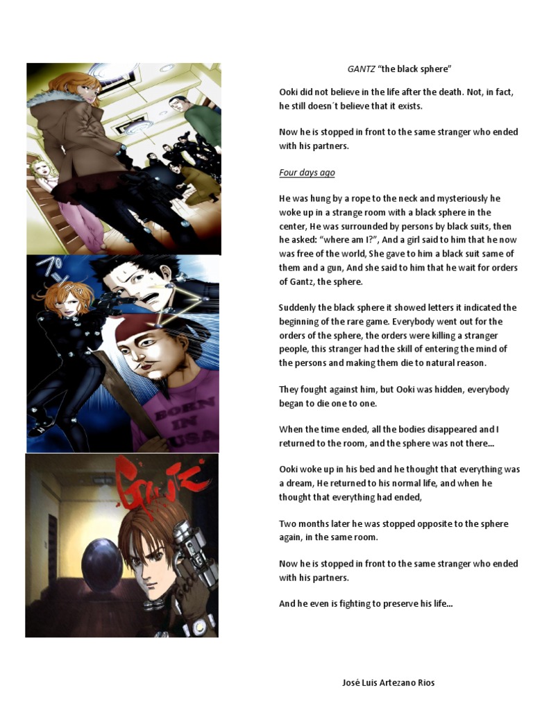 Ooki's Encounter with the Gantz Sphere | PDF
