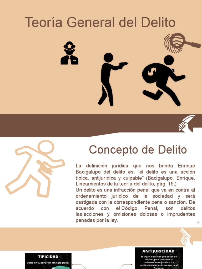Presentacion - Teoria General Del Delito | PDF