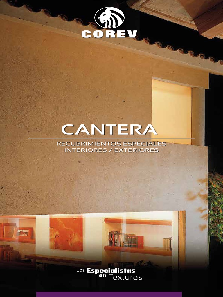 Nvo Folleto CANTERA Dip Con Muestras | PDF | Agua | Cantera