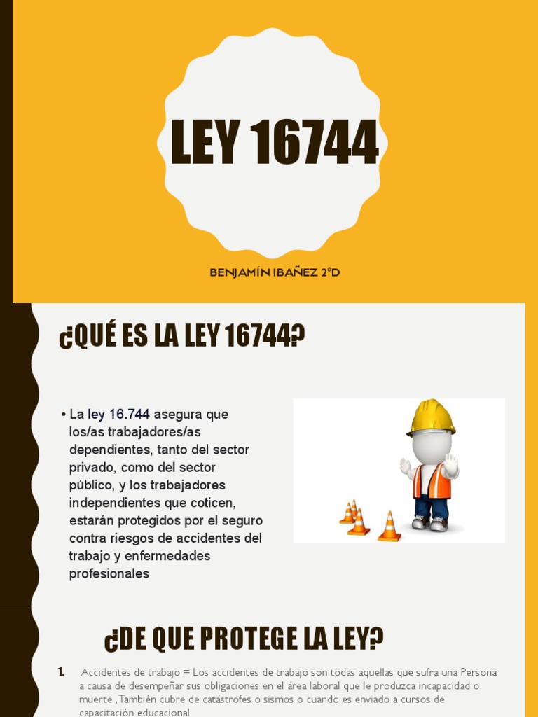 Ley 16744 | PDF