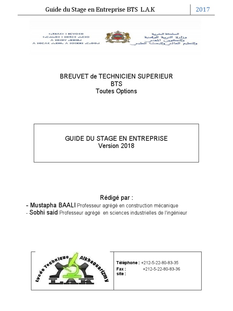 Guide de Stage-18 | PDF | Business