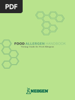 NAC Food Allergen Menu Matrix SAMPLE May 2024 | PDF | Food Allergy ...