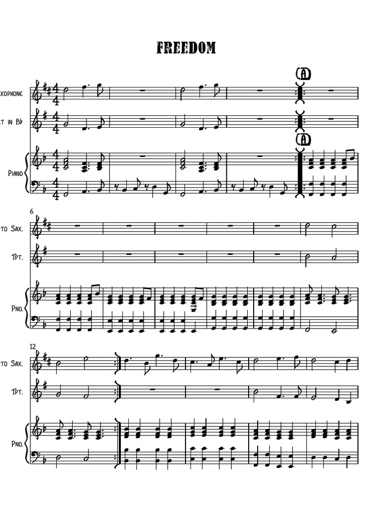 Freedom Wham - Full Score | PDF
