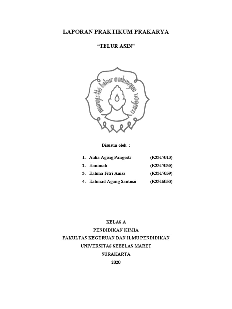 Laprak Telur Asin Kel. 2 | PDF