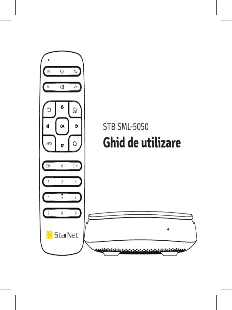 Usermanual SML 5050 Starnet 002 | PDF