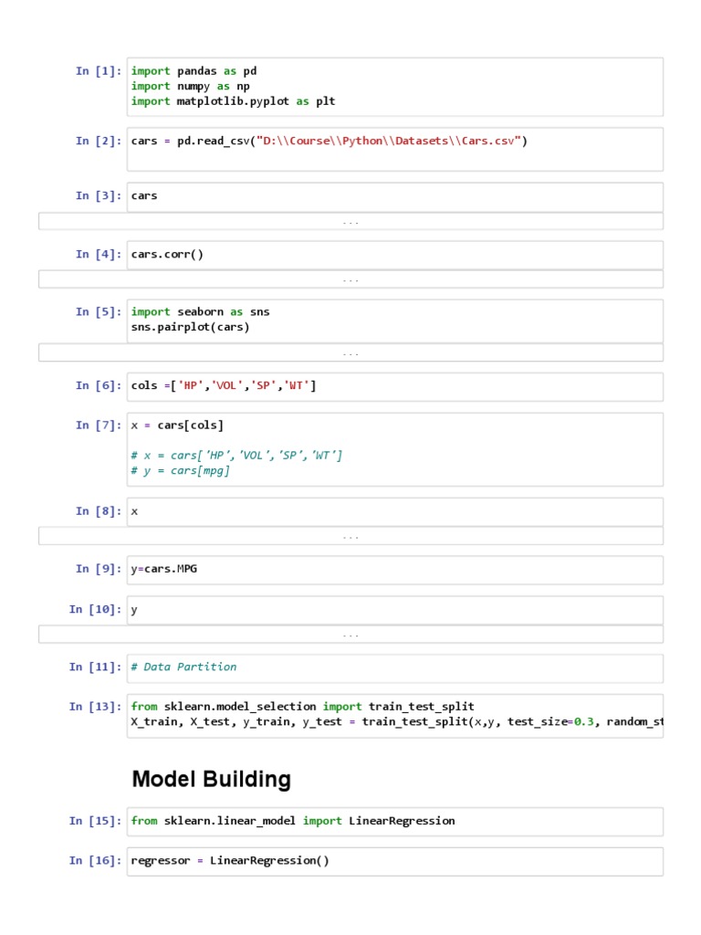 2 Mlr New Jupyter Notebook Pdf Computer Libraries Computer Programming