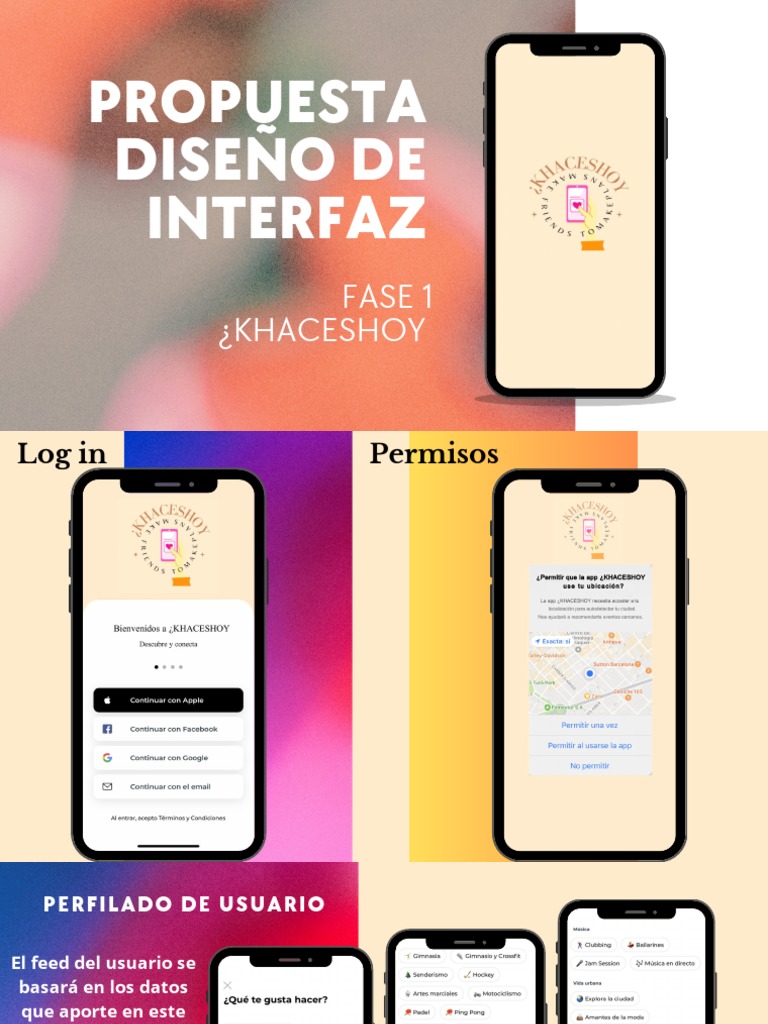 Propuesta Diseño de Interfaz | PDF