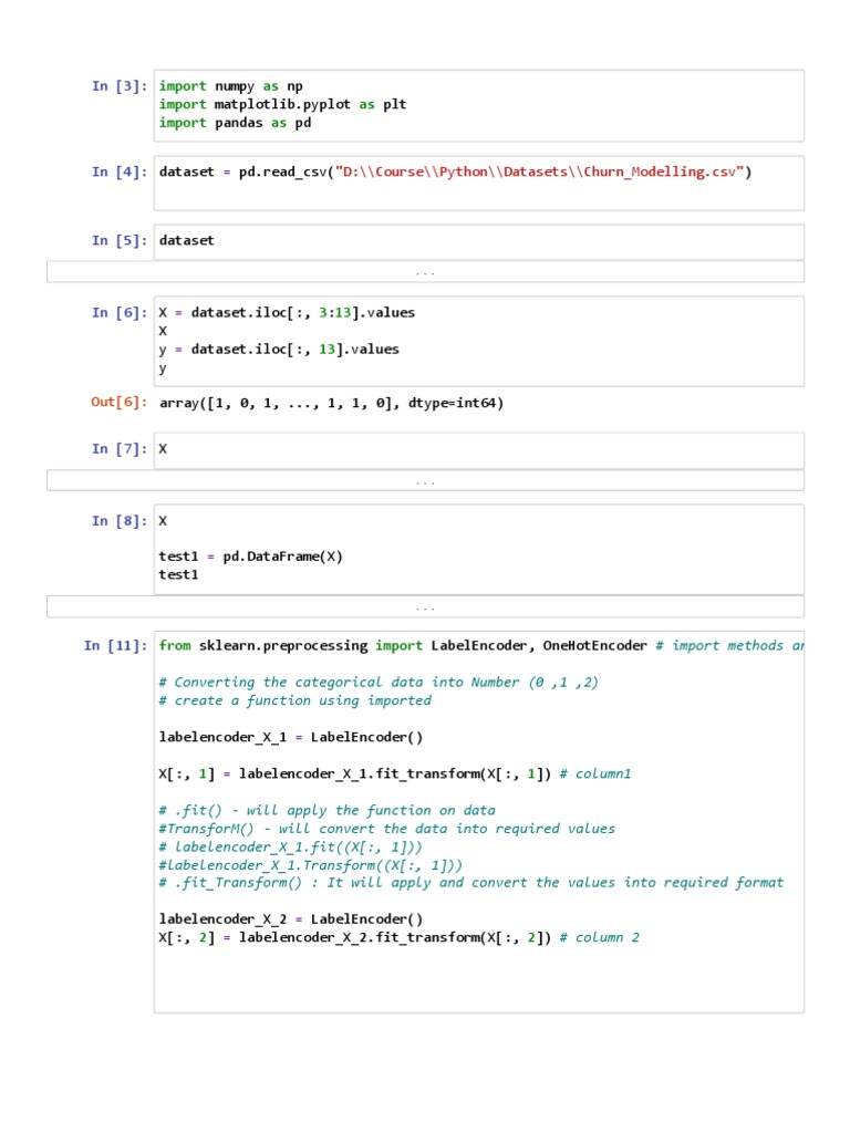 Label Encoders - Jupyter Notebook | PDF