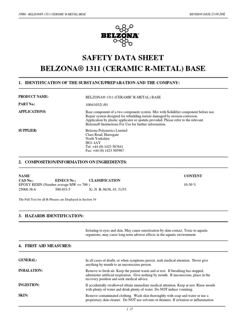 1311 Base | PDF | Waste | Water