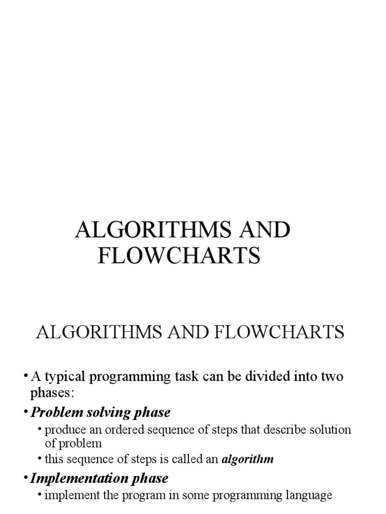 Algorithms PPT 19 4 22 | PDF | Algorithms | Control Flow