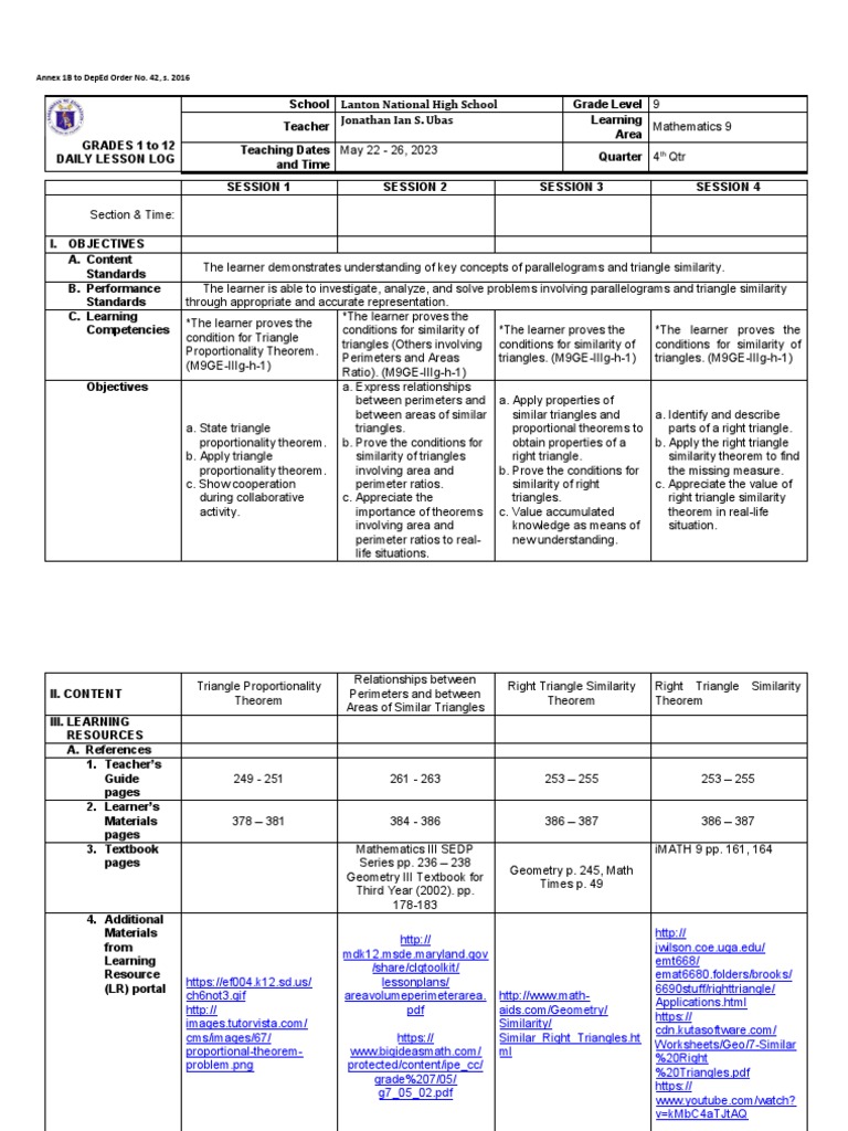 DLL-8th-week 41-51 | PDF