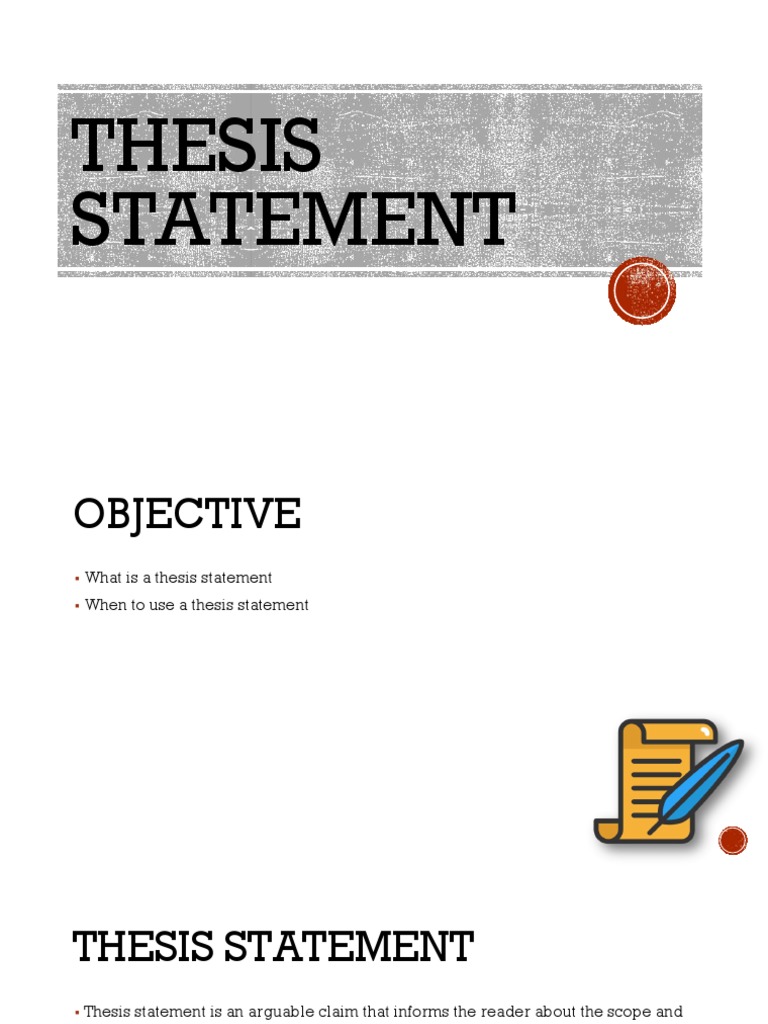 Thesis Statement | PDF | Essays Thesis Statement | PDF | Essays