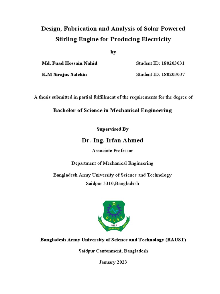 Thesis Report Correction | PDF | Pressure Measurement | Engines