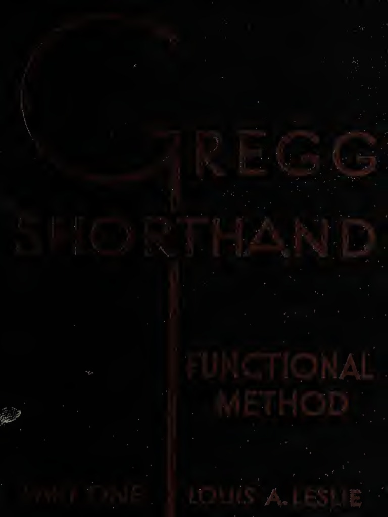 Gregg Shorthand 11 Lesl | PDF | Shorthand | Teachers