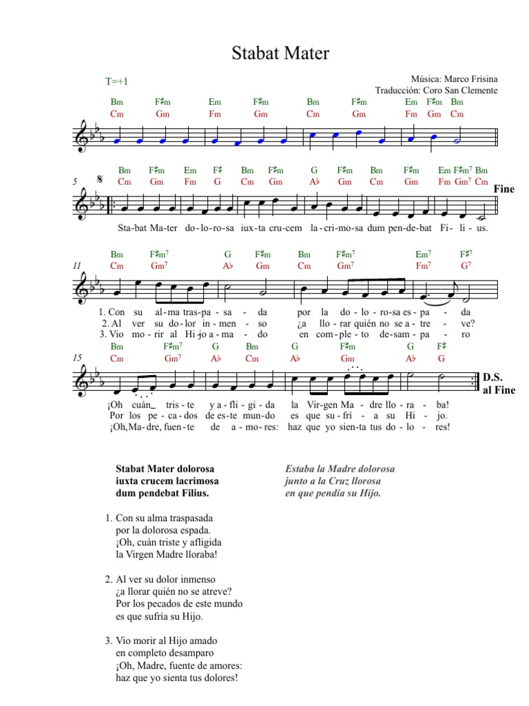 Stabat Mater - Marco Frisina | PDF