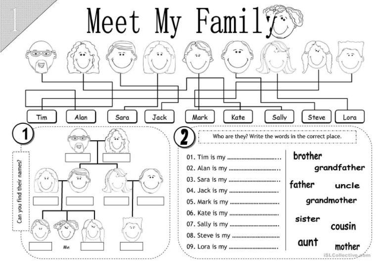 Meet My Family | PDF
