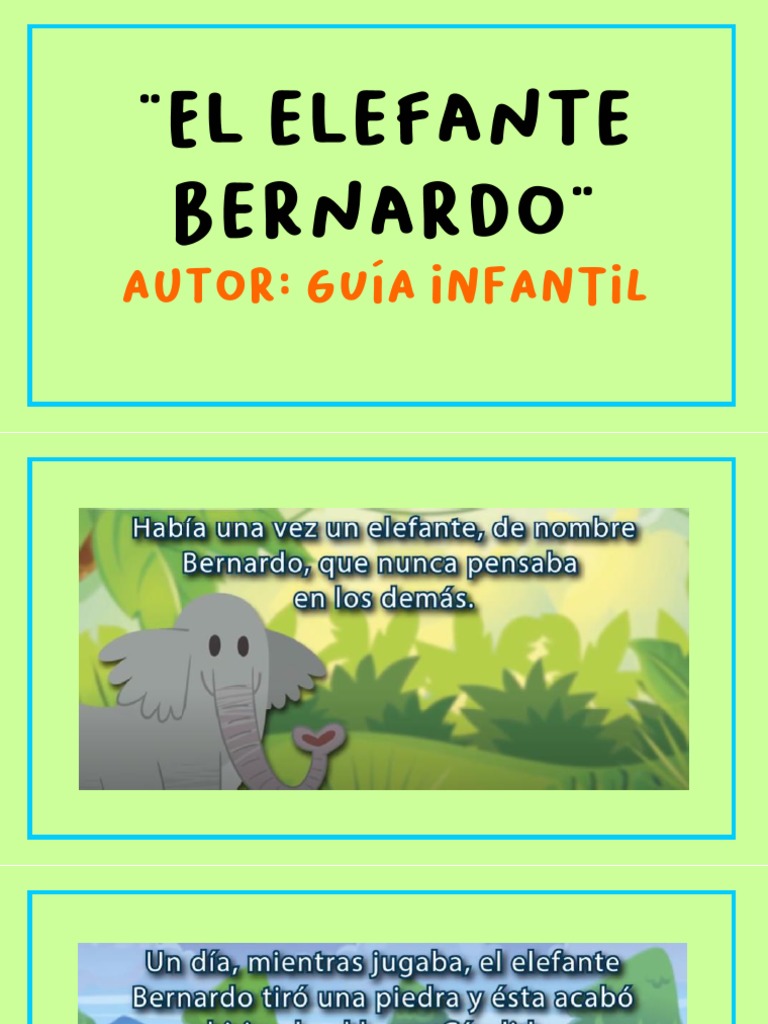 El Elefante Bernardo Cuento | PDF