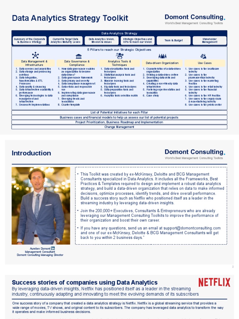 Data Analytics Strategy Toolkit Overview | PDF | Analytics | Data Analysis