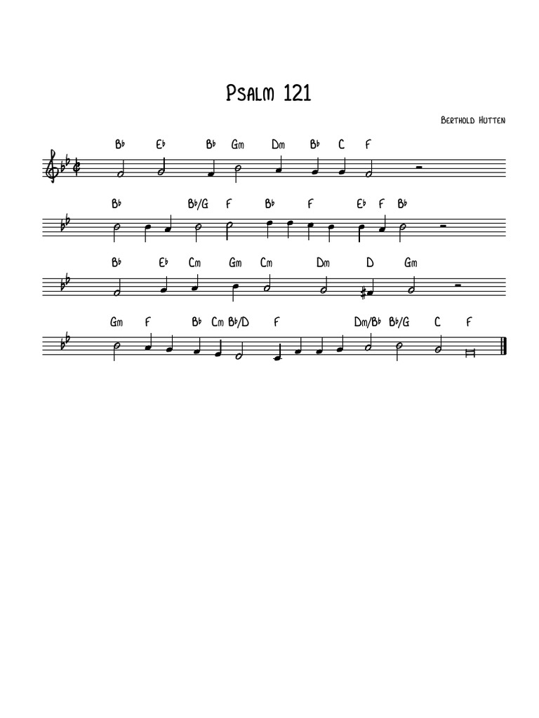Psalm 121 | PDF