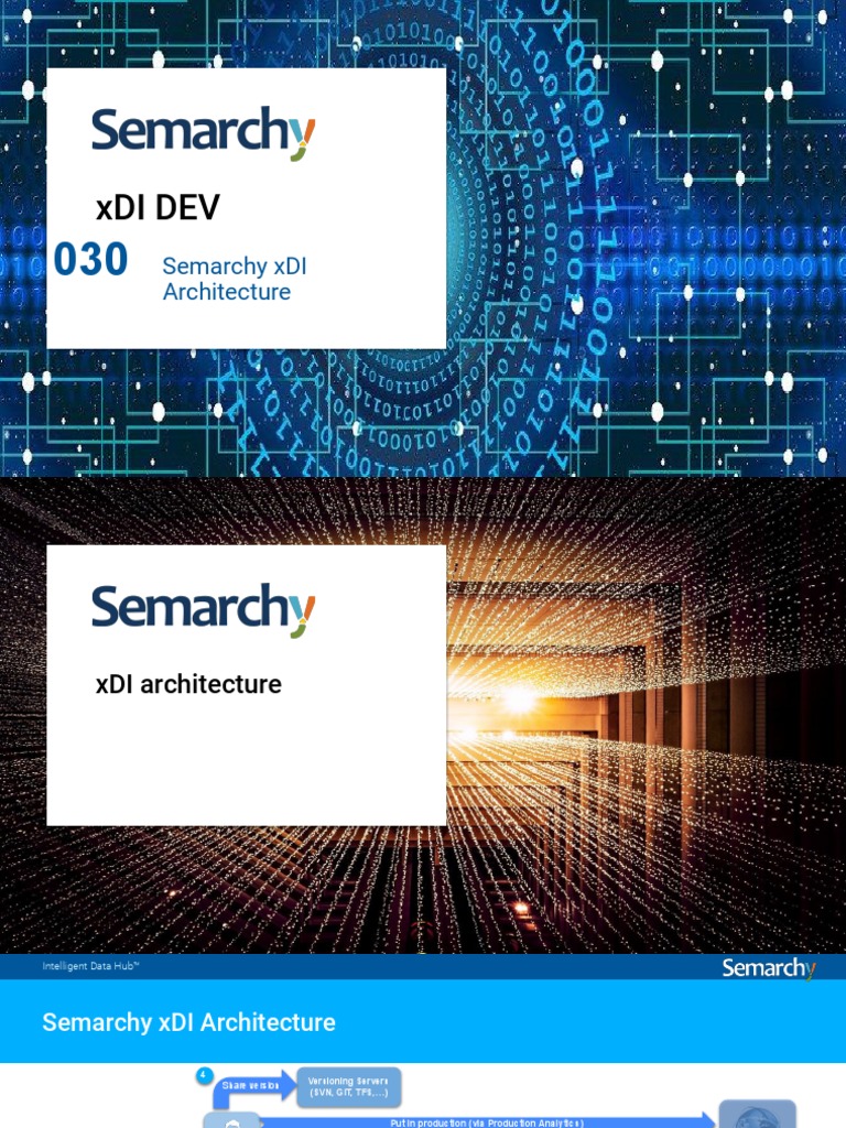 XDI DEV FR 030 Semarchy XDI Architecture | PDF | Data Management | Information Technology