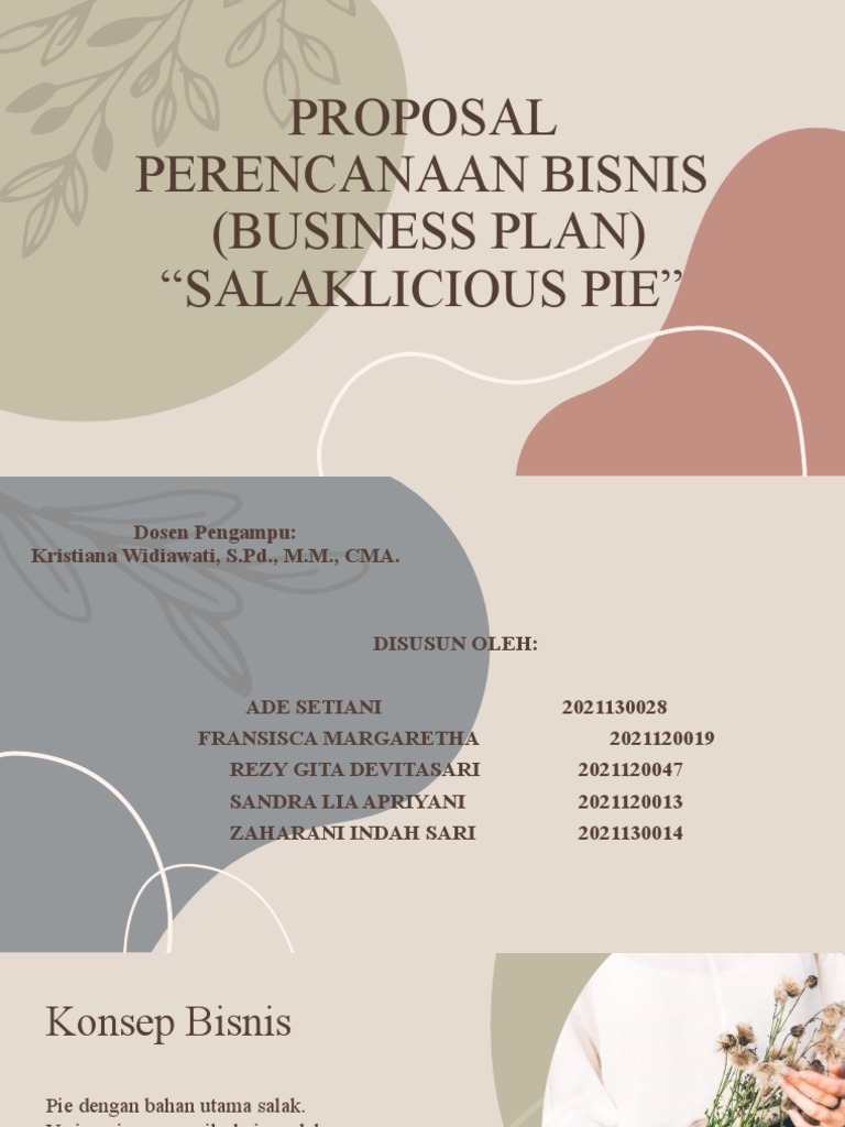 Proposal Perencanaan Bisnis | PDF