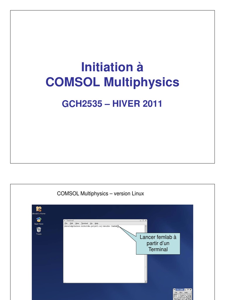 Introduction à COMSOL Multiphysics | PDF | Méthodes et références ...