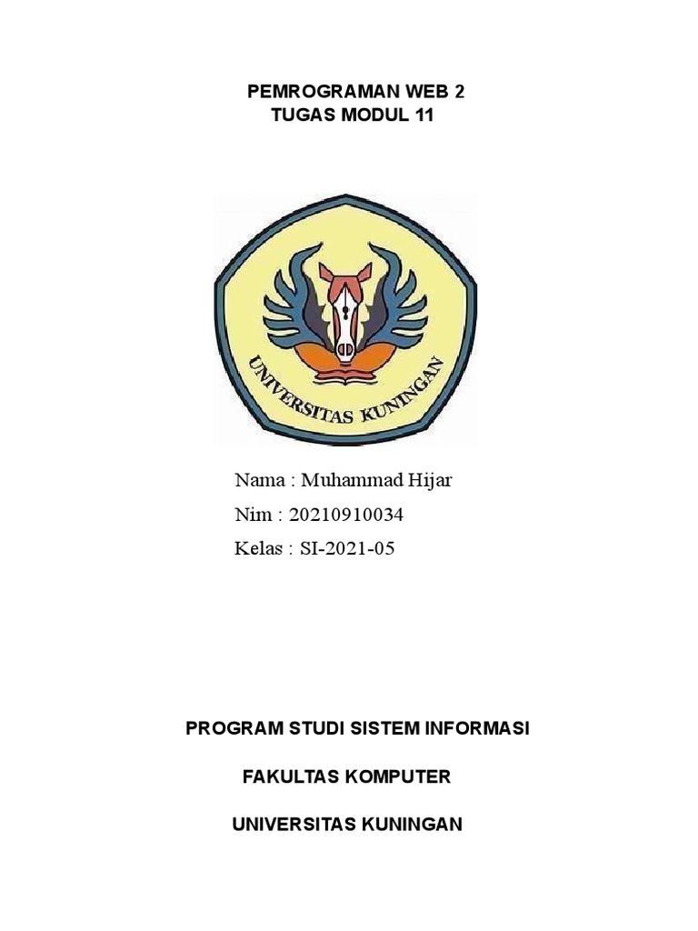 Tugas Modul 11 Pweb 2 | PDF