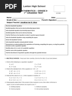 Problems Involving Polynomial Functions | PDF | Teaching Methods ...