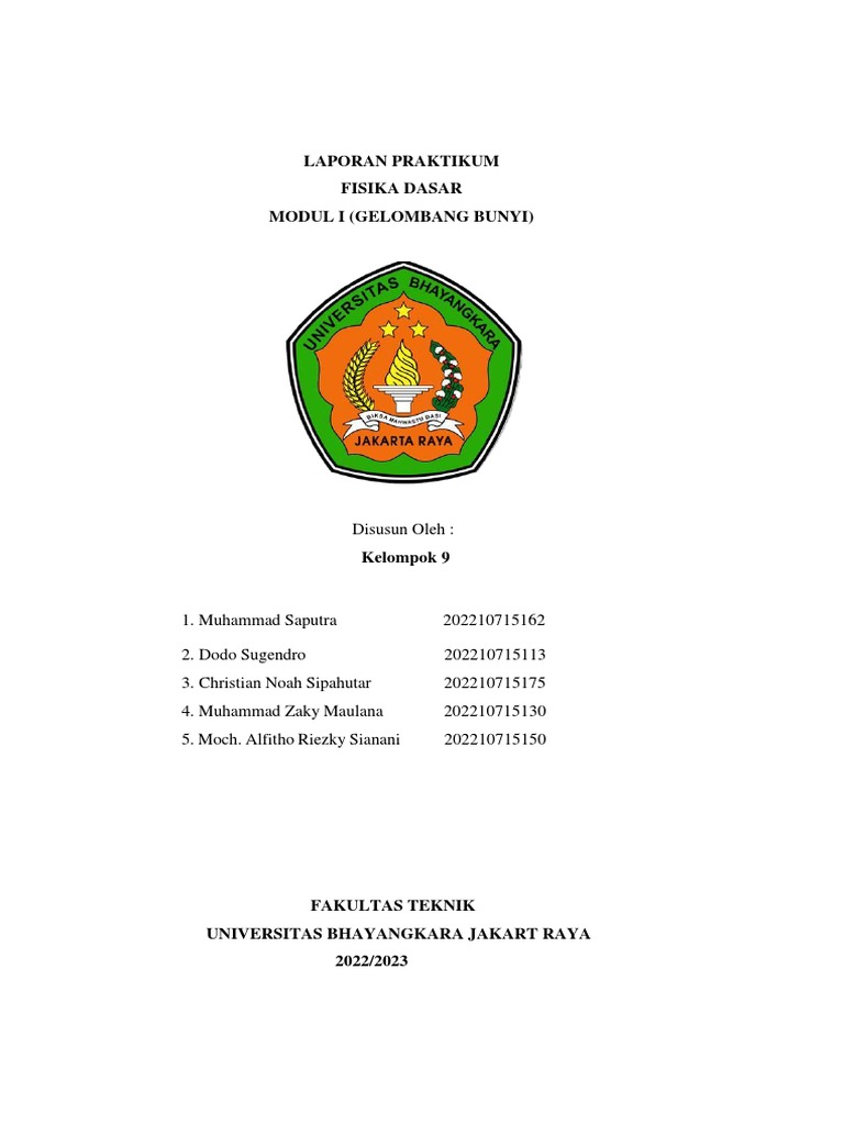Laprak Fisika Modul1-4 Kelompok9 | PDF
