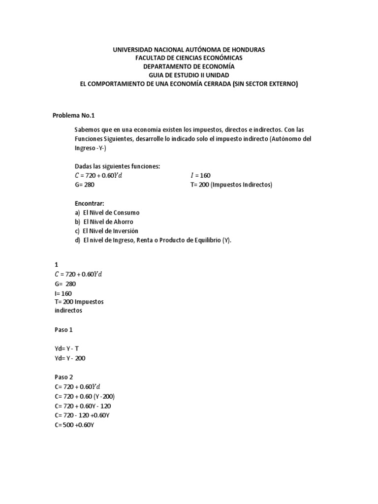 Guia de Estudio Macroeconimia II Parcial II-PAC-2022 | PDF | La política fiscal | Oferta (economía)