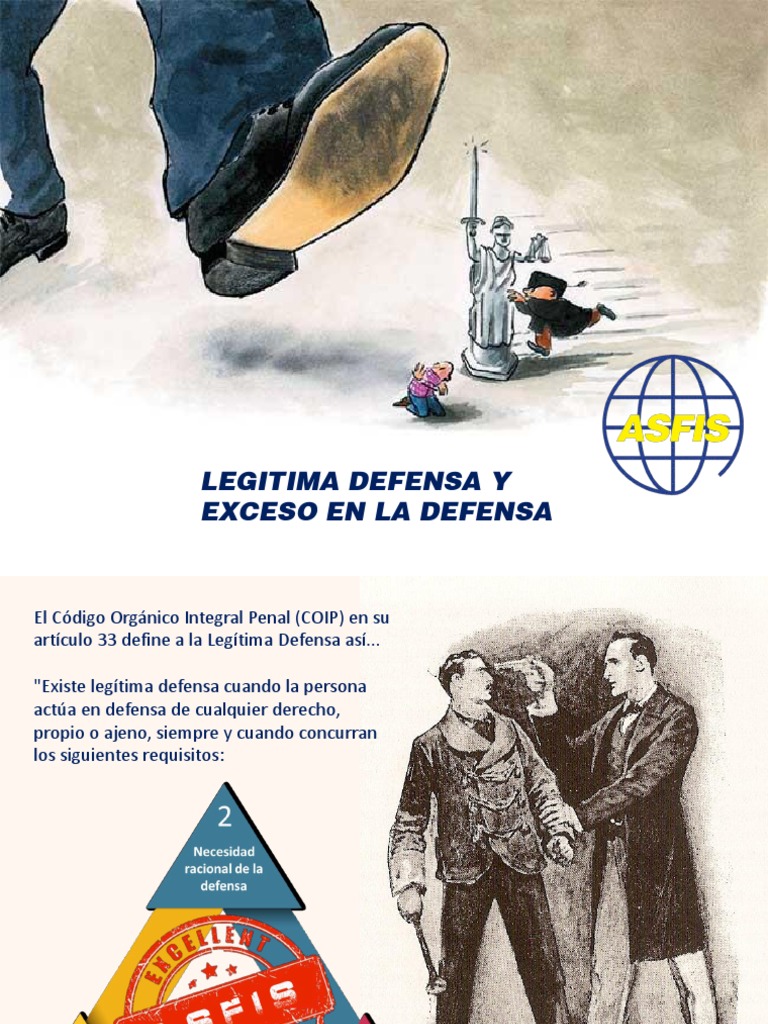 Legítima Defensa y Exceso de Defensa para V.2 | PDF