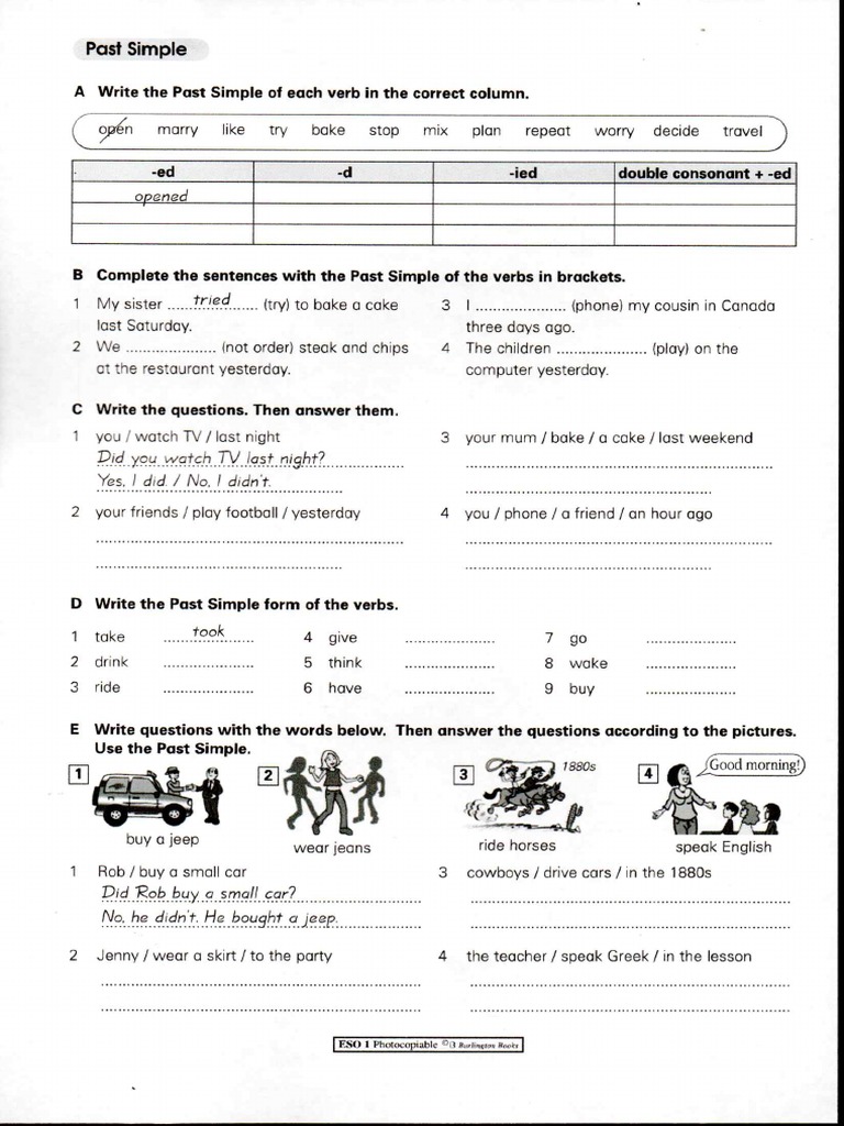 revision_past simple_3 | PDF