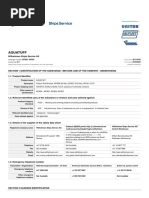 Aquatuff Safety Data Sheet | PDF | Dangerous Goods | Safety