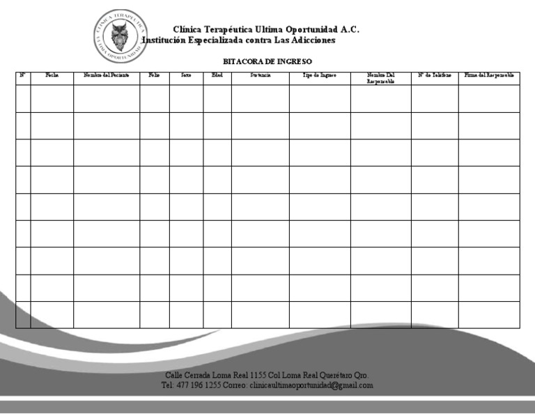 Bitacora Ingreso | PDF