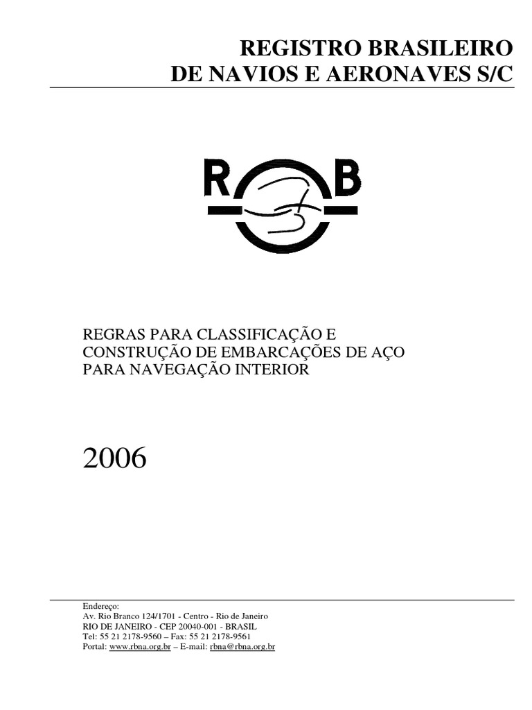 Regras RBNA 2006 Nav Interior | PDF
