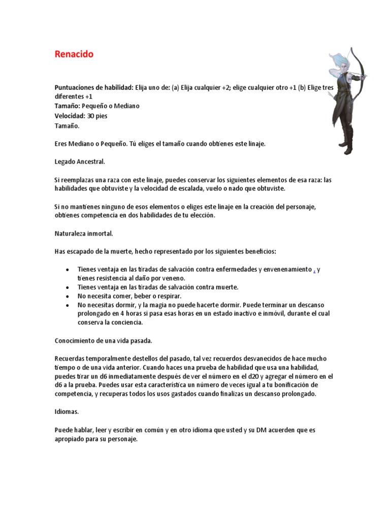 Renacido | PDF