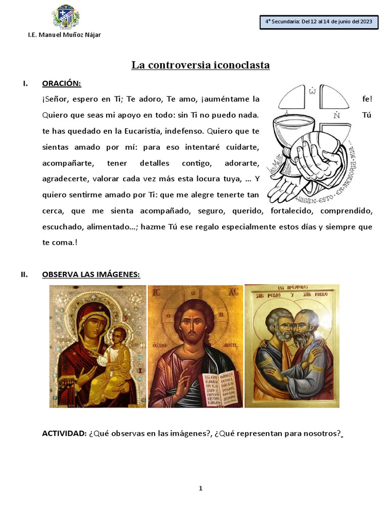 La Controversia Iconoclasta | PDF