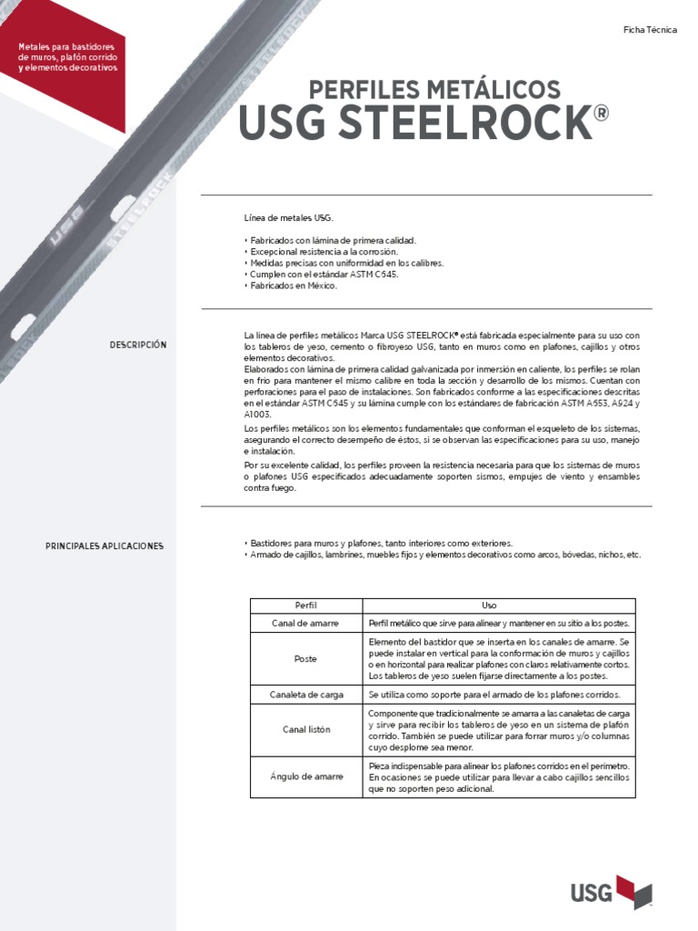 Usg Manual | PDF | México | Materiales de construcción