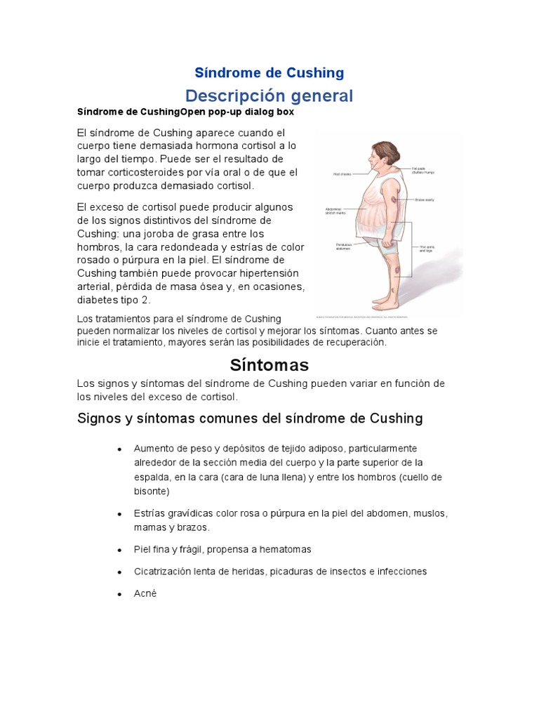 síndrome de cushing | PDF | Sistema endocrino | Hormona ...