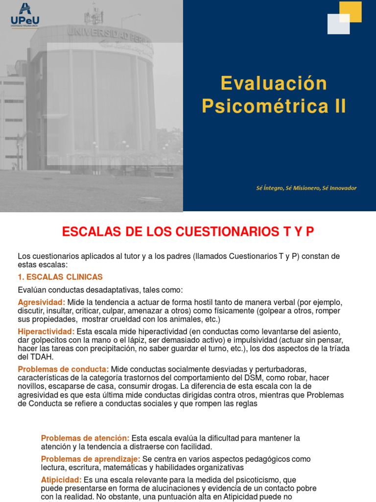 interpretación del BASC | PDF | Desorden hiperactivo y deficit de ...