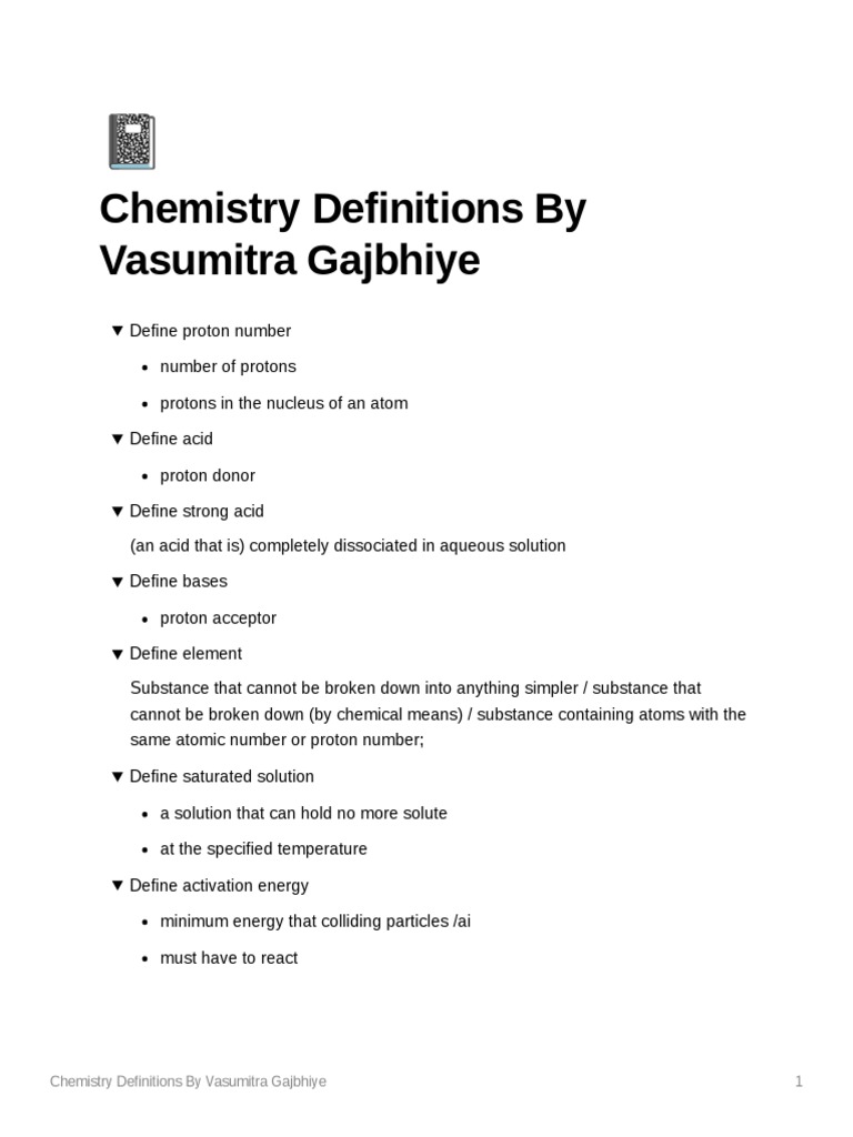 Chemistry_Definitions_By_Vasumitra_Gajbhiye | PDF