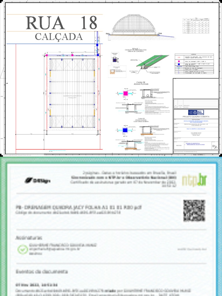 PB Drenagem Quadra Jacy Folha A1!01!01 r00 PDF D4sign | PDF