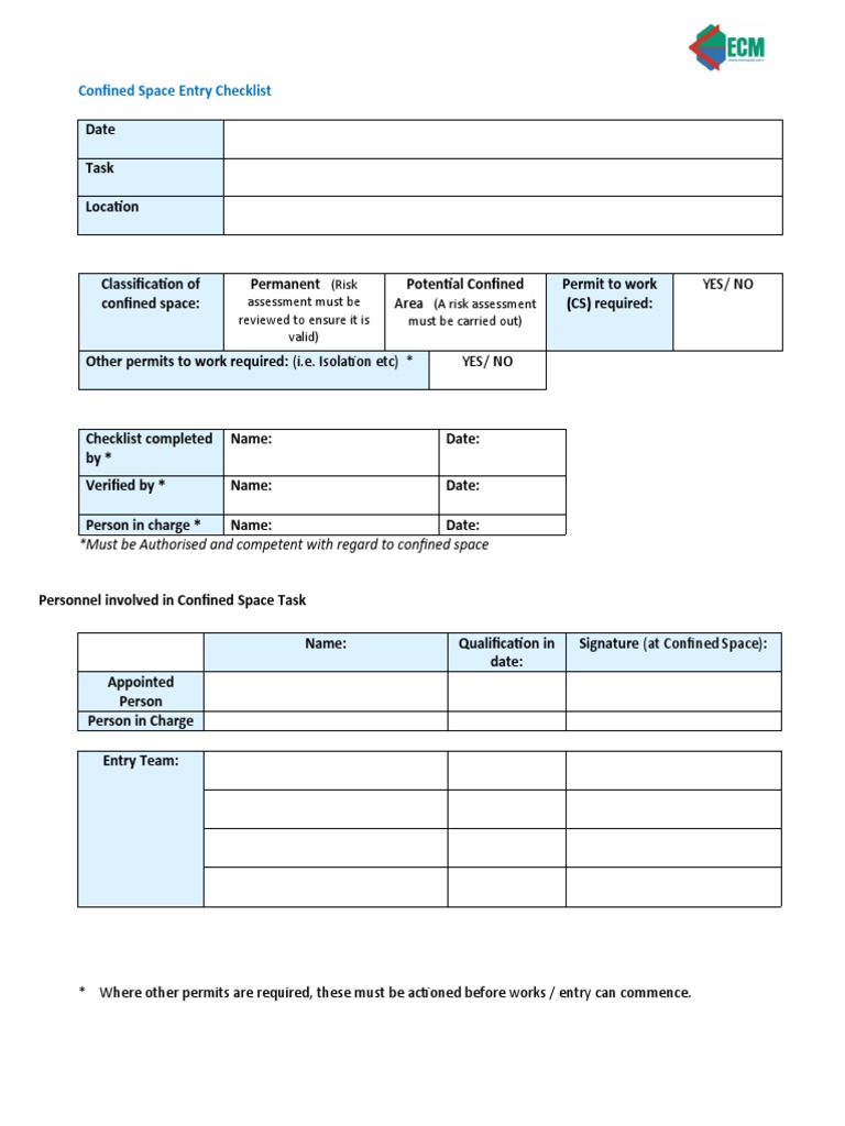 Confined Space Risk Assessment JHA | PDF | Injury | Risk
