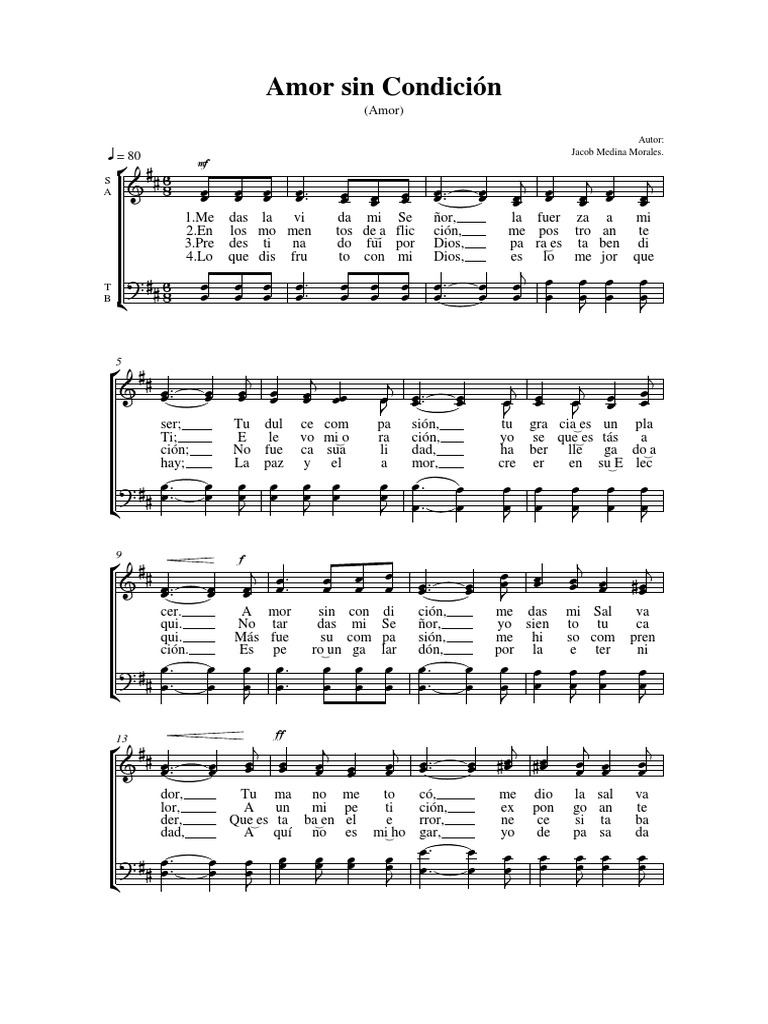 Amor Sin Condición | PDF