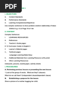 A Detailed Lesson Plan in English For Grade Four | PDF | Visual ...