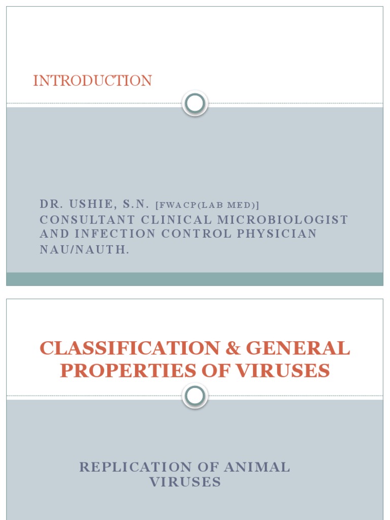 General Structure and Classification of Viruses 4 | PDF | Virus | Cell ...