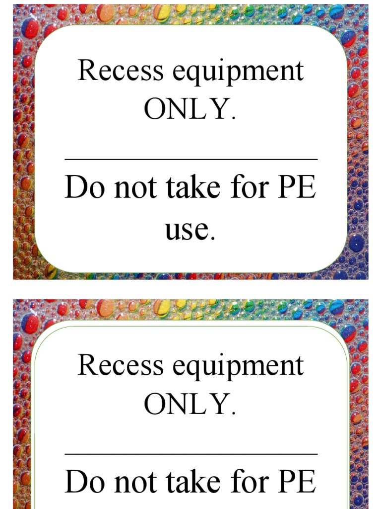 PE Signs | PDF